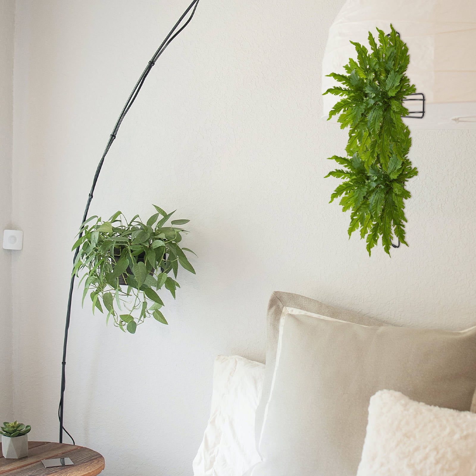 Topbathy 4Pcs Hanging Metal Cross Wreath Frame for Festive Home Garden ...