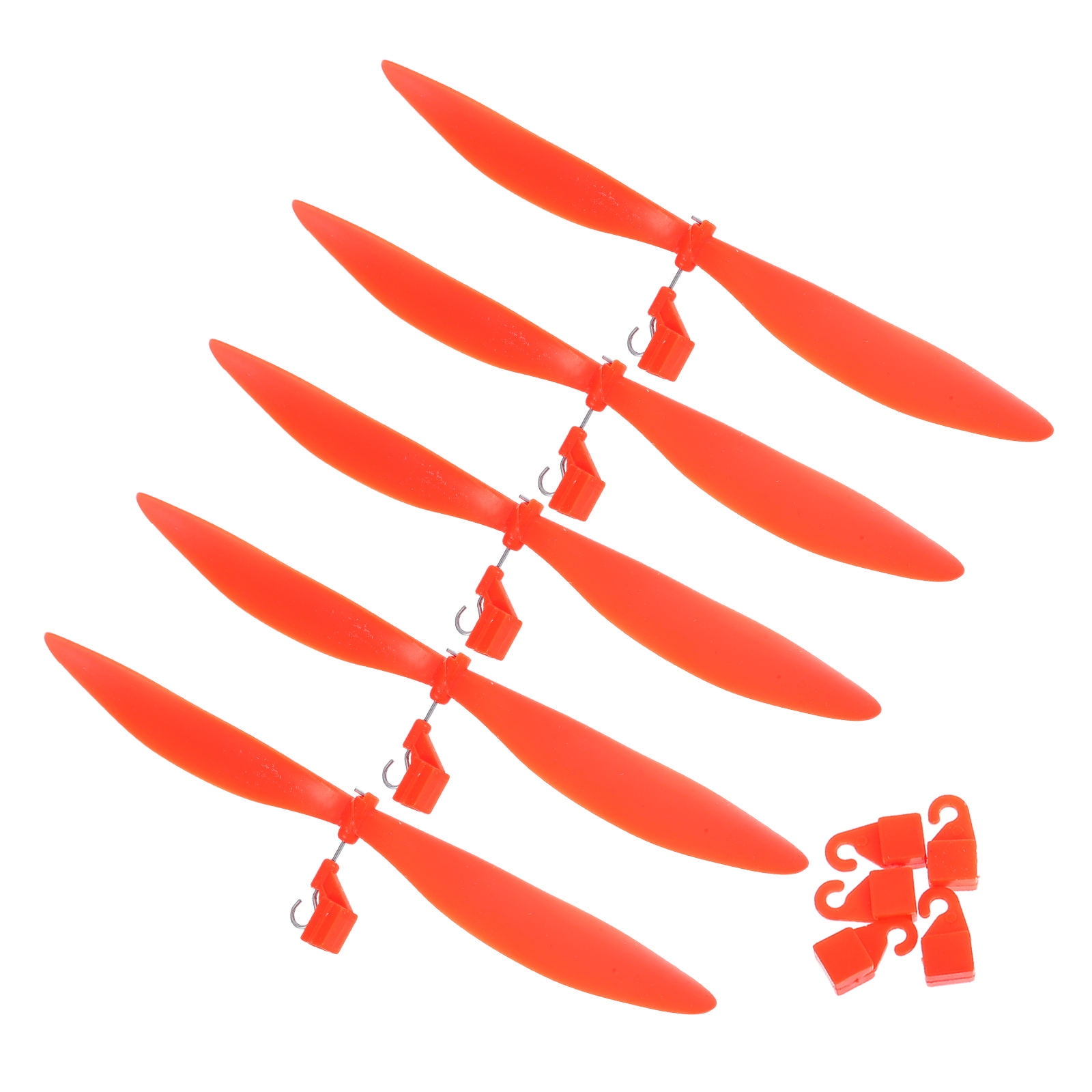Topbathy Red Plastic Toy Airplane Accessories Set of 5 Kids Play ...