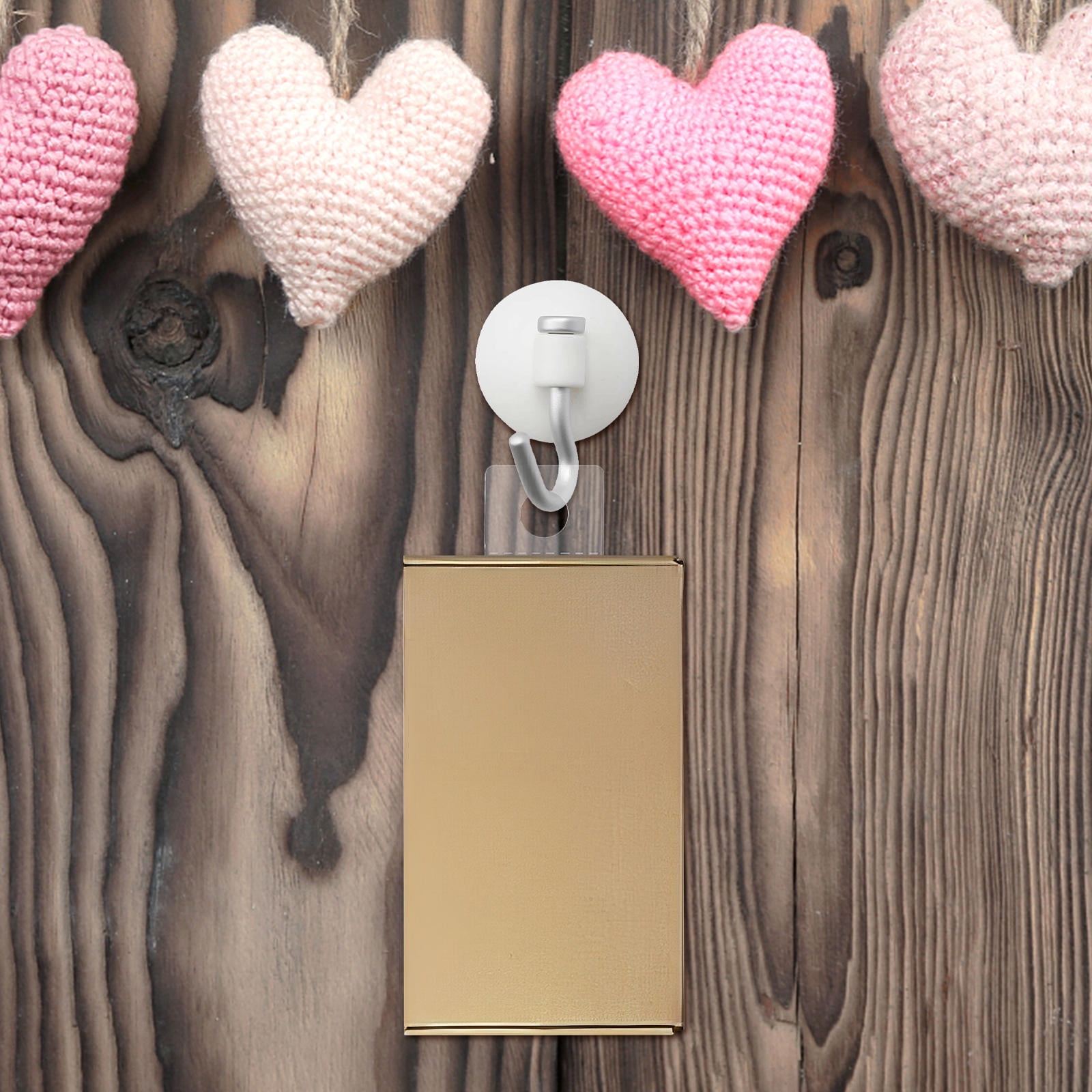 Topbathy 500Pcs Clear PVC Adhesive Hanging Tabs for Retail Display Self ...