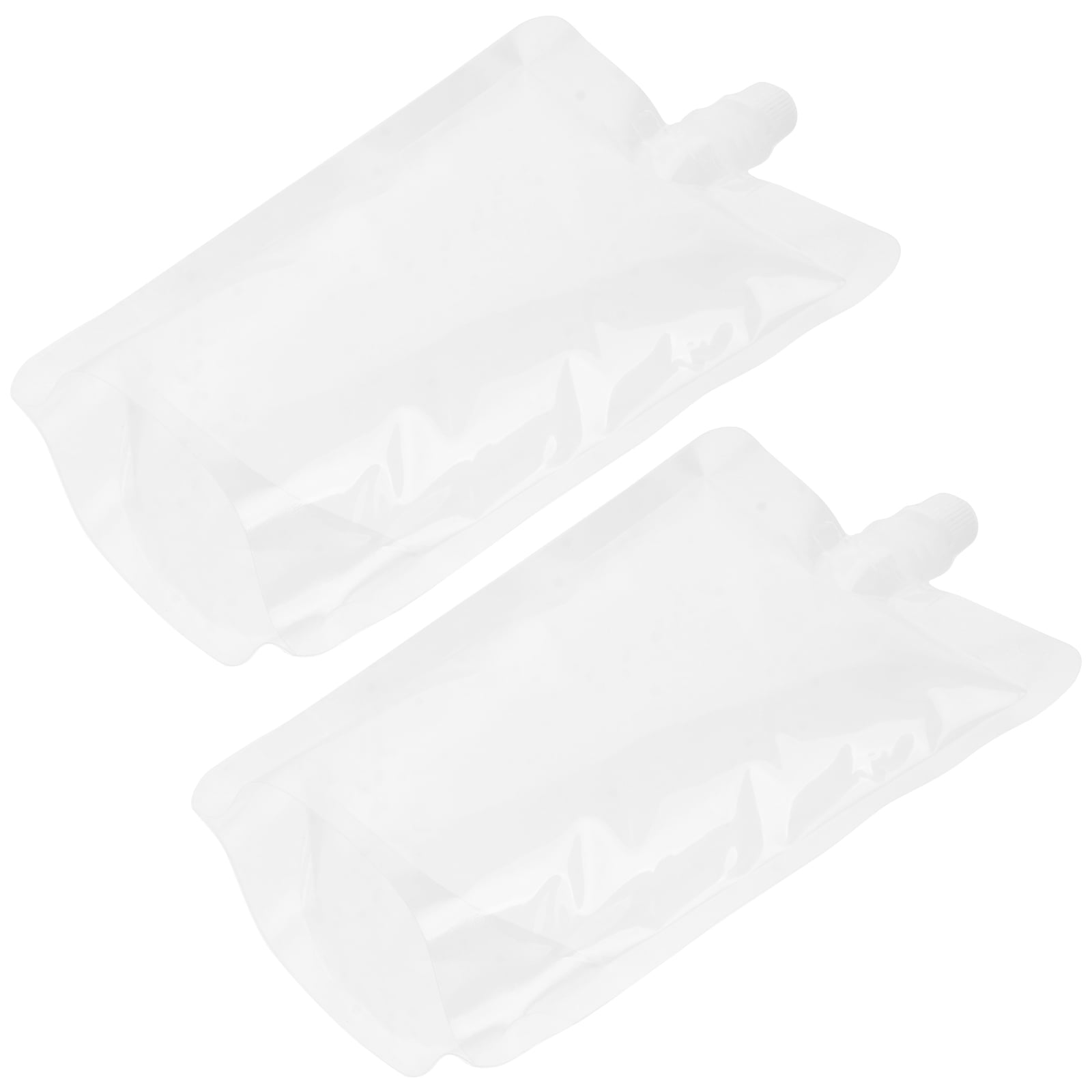 Topbathy Transparent Plastic Drinking Flasks with Stand for Outdoor Use ...