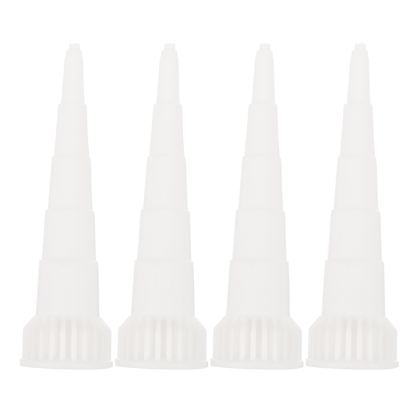 Topbathy Caulk Applicator Tips 4Pcs White Rubber Cone Nozzles to ...