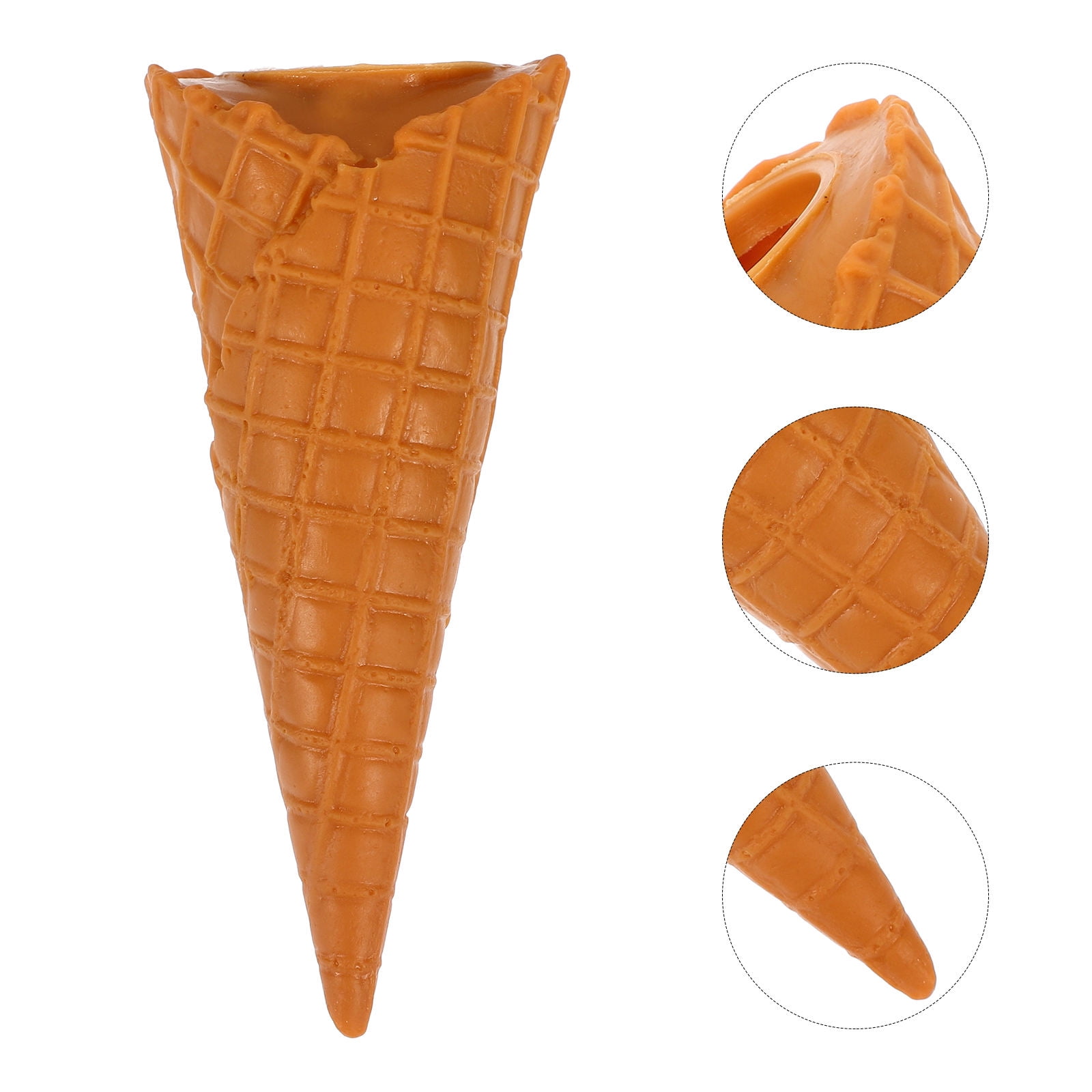 Topbathy Fake Ice Cream Cone Ice Cream Photo Props For Cabinet Display ...