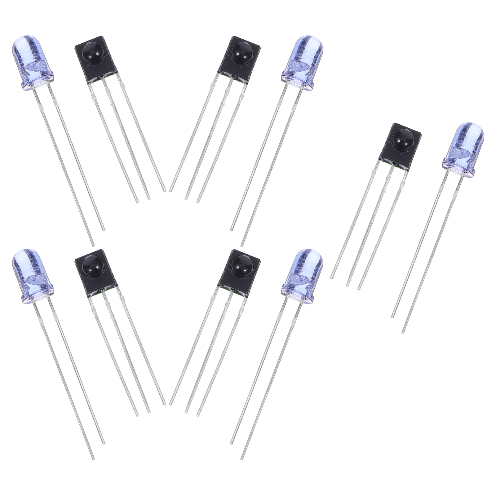 Topbathy IR Receiver Emitter 5Set Assorted Color with Receiver Angle ...