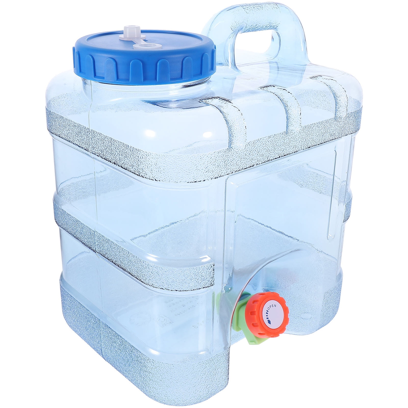 Topbathy Reusable Water Container with Handle Transparent Pc Water Jug ...