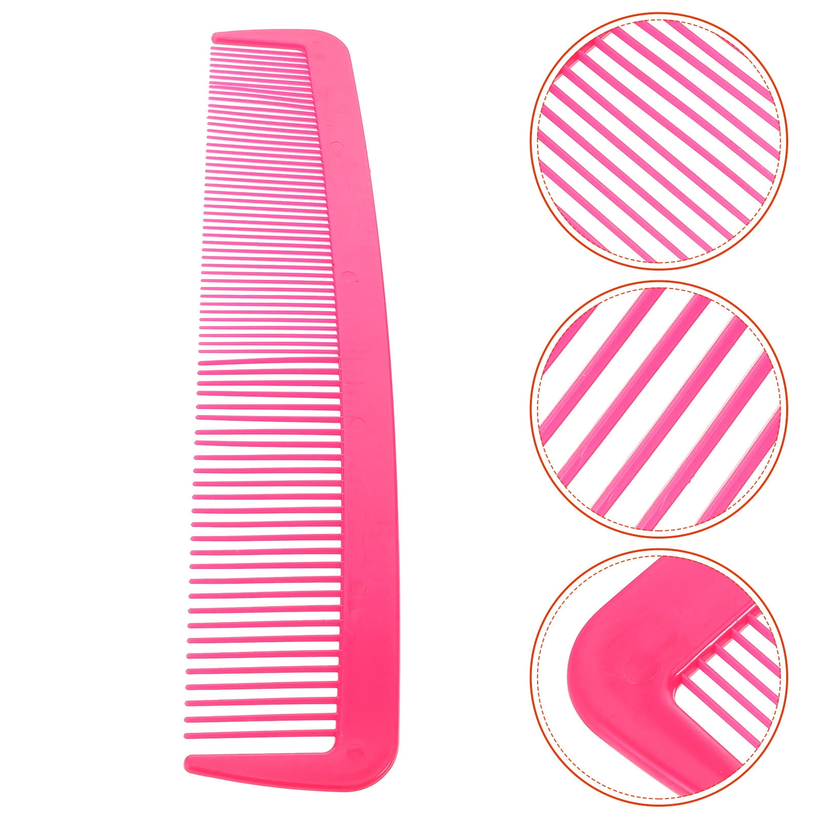 Topbathy Massive Comb Rosy Plastic Social Media Photos Accessory 1Pack ...