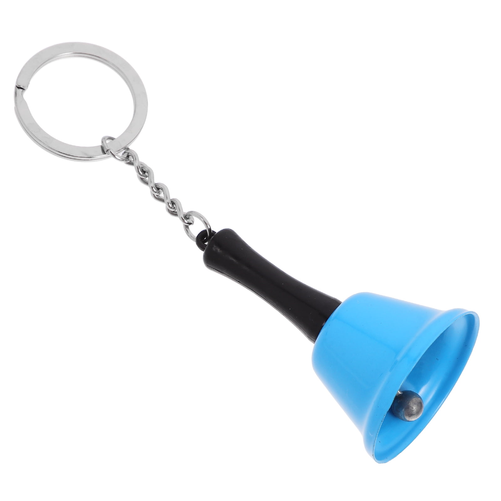Topbathy Mini Hand Bell Keychain 4.72X1.49X1.49in Iron Keychain Bell ...