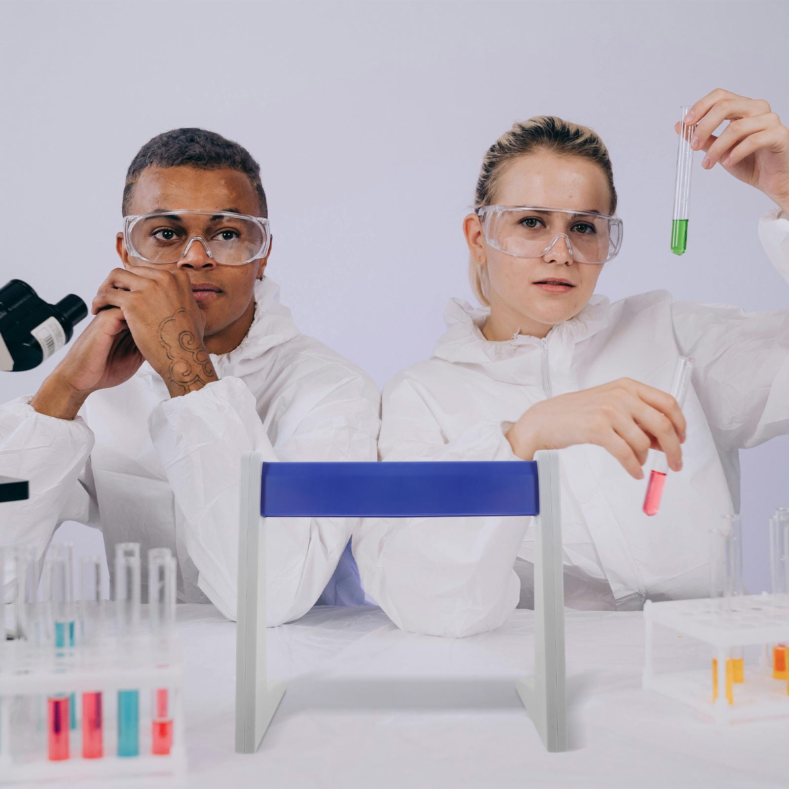 Topbathy Pipette Placement Rack 1Pack L-Shaped Plastic Pipette Storage ...