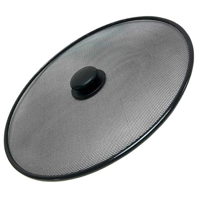 Topbathy Stainless Steel Mesh Splatter Guard Lid With Knob Handle For ...