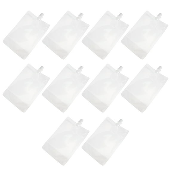 Topbathy Reusable Plastic Drinking Flasks for Storage Transparent ...