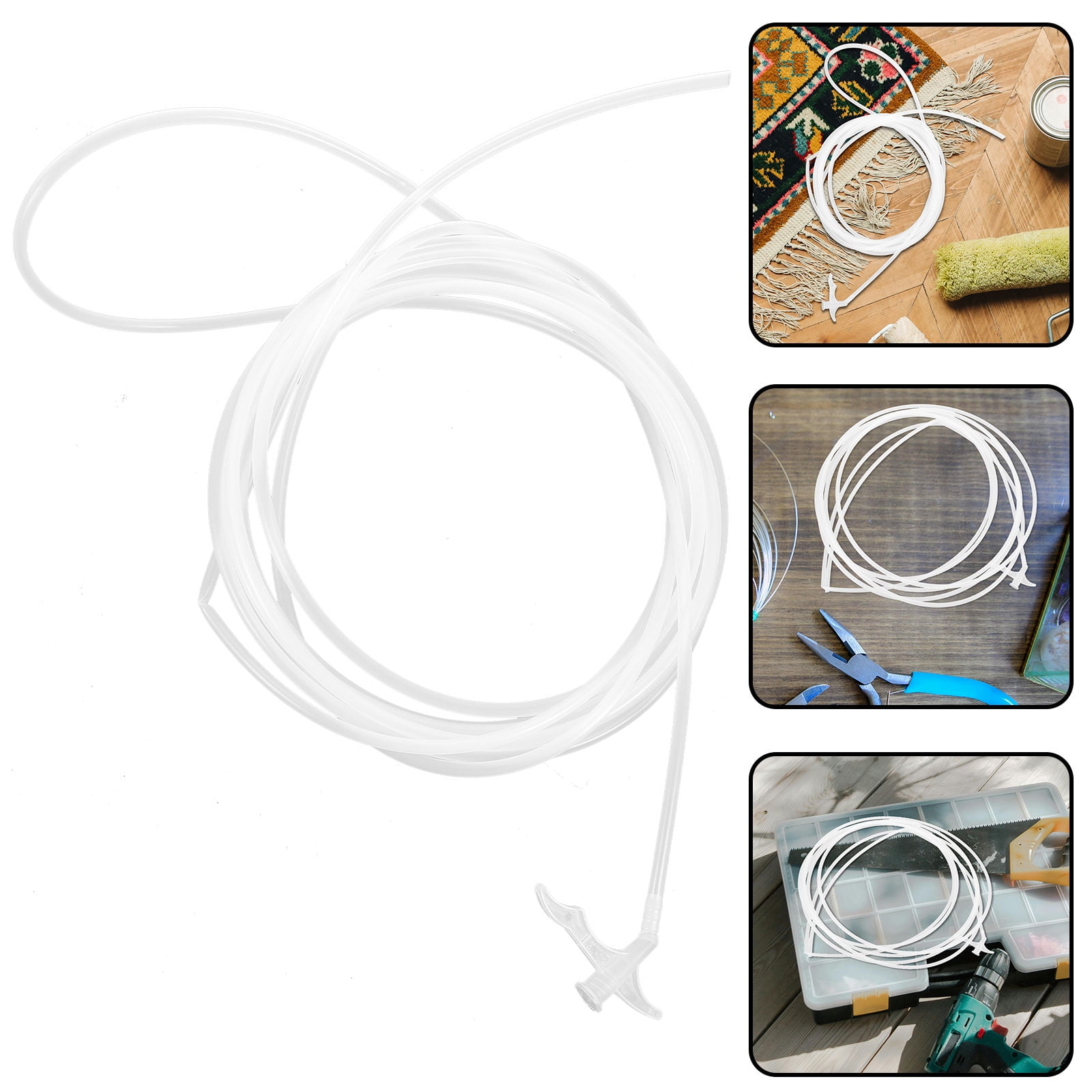 Topbathy Transparent Plastic Hose Nozzle Tube Sprayer 1Pack - Walmart.com