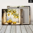 Topbout Art Lemon Branch & Bowl Window Sill Canvas Wall Art ...