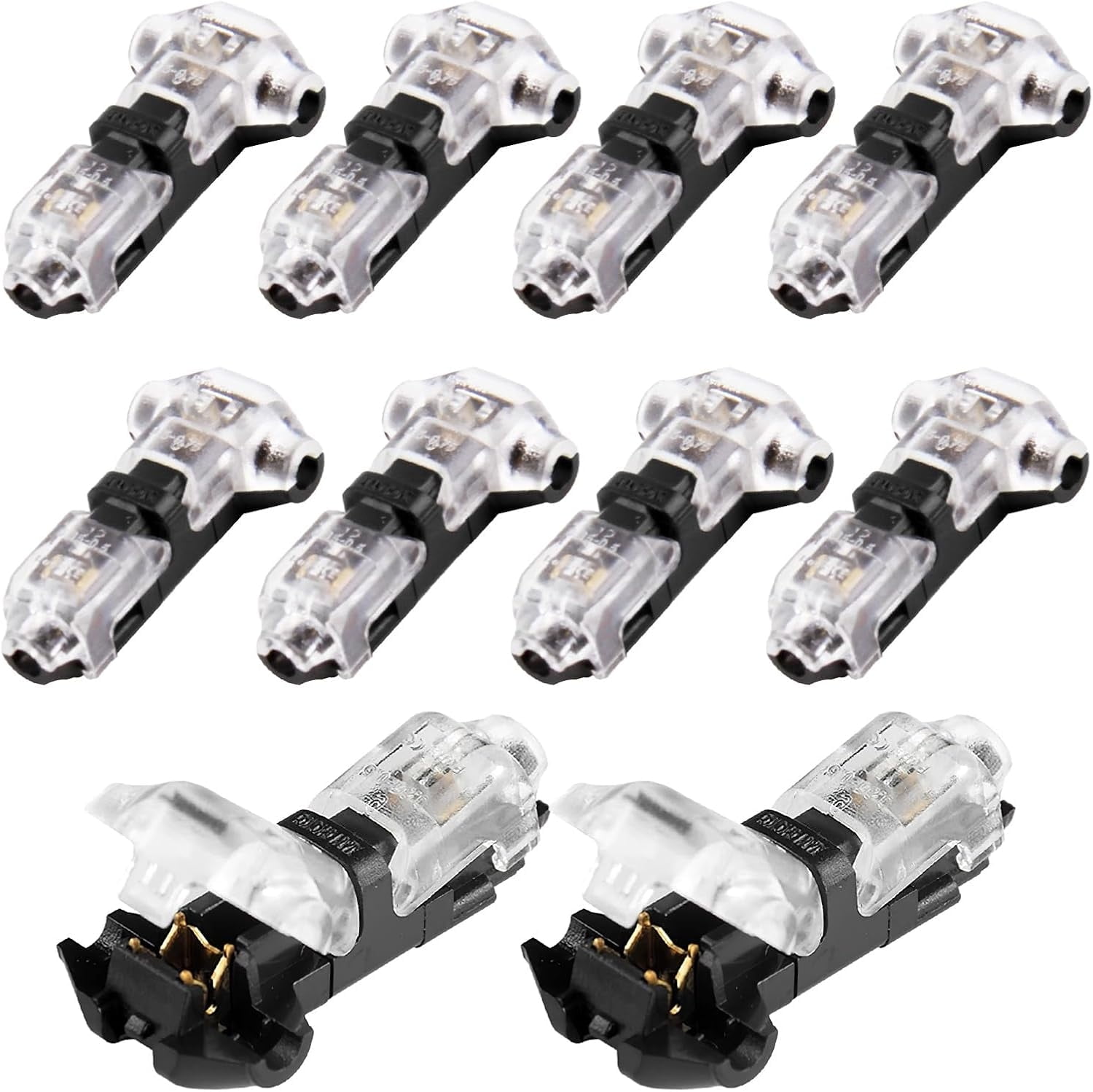 Topboutique 10 Pcs Low Voltage Wire Splice Connectors,T Tap Wire ...