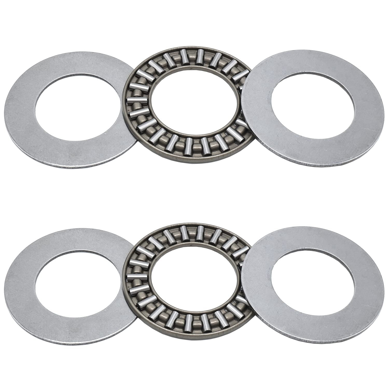 Topboutique 2 Sets AXK2035 Thrust Needle Roller Bearings with Washers ...