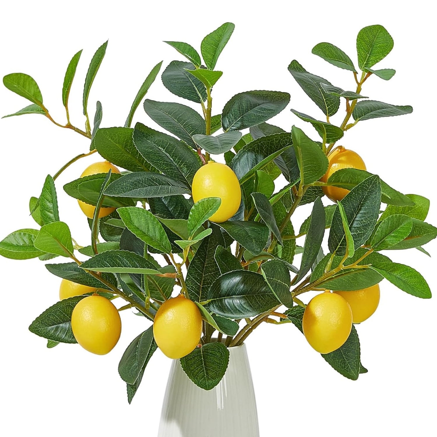 Topboutique 3 Pcs Artificial Lemons Tree Branches Faux Lemon Plant ...
