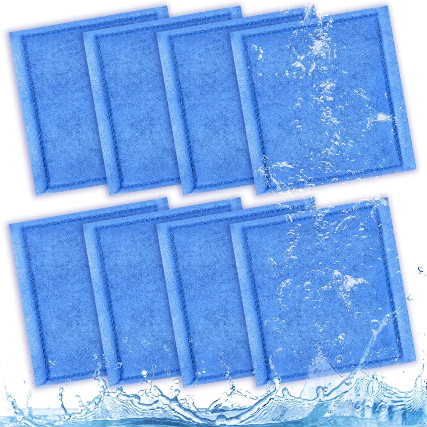 Topboutique 8 Pack Fish Tank Filter Aquarium Filter Cartridges for 30 ...