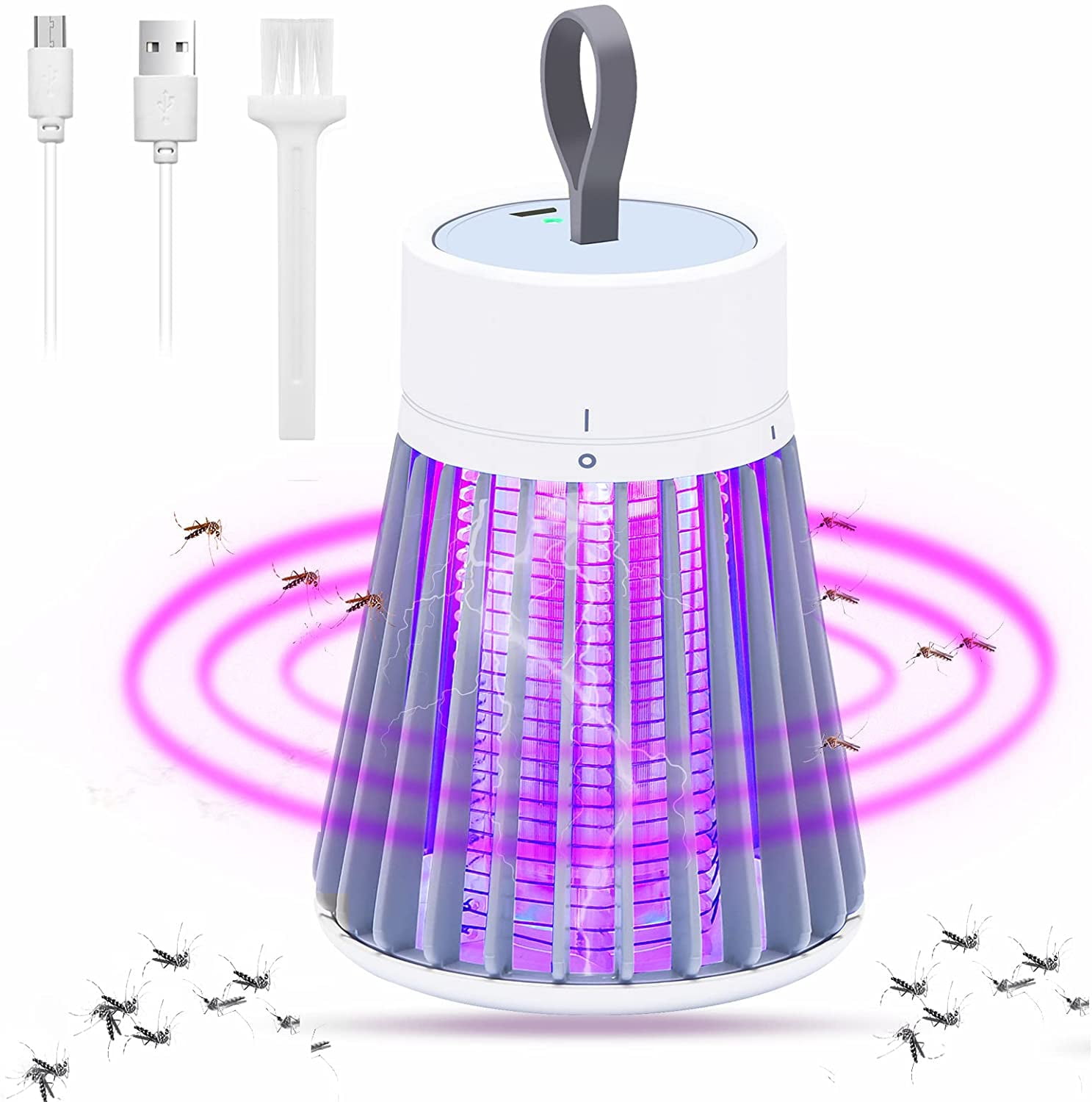 Topboutique Bug Zapper Rechargeable Mosquito Killer Indoor Electric Fly ...