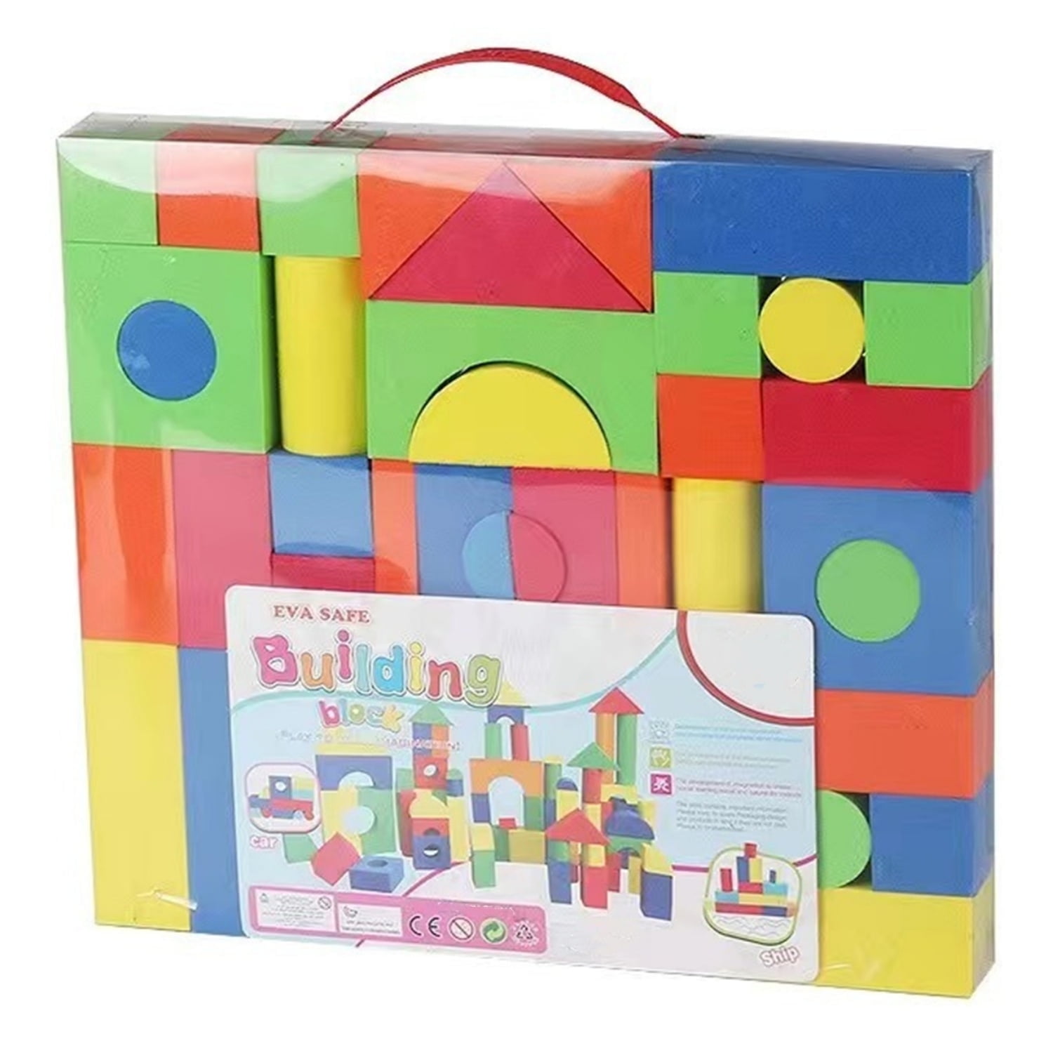 Topboutique Building Blocks Large Foam Blocks for Toddlers 46 Pieces ...