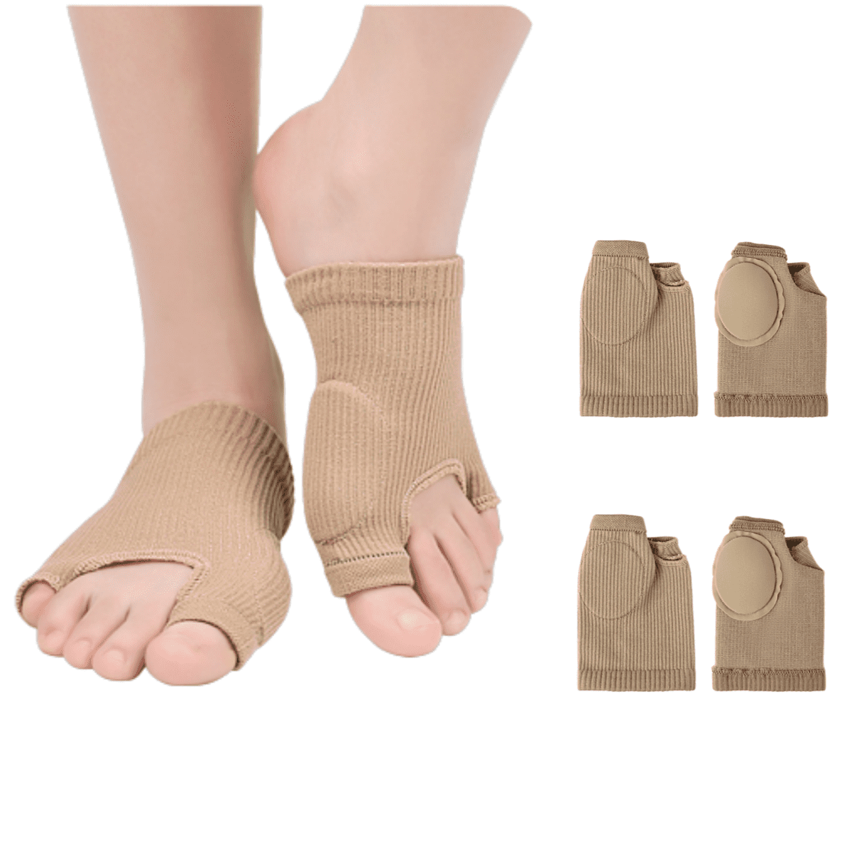 Topboutique Bunion Corrector and Bunion Relief Sleeve with Gel Bunion ...