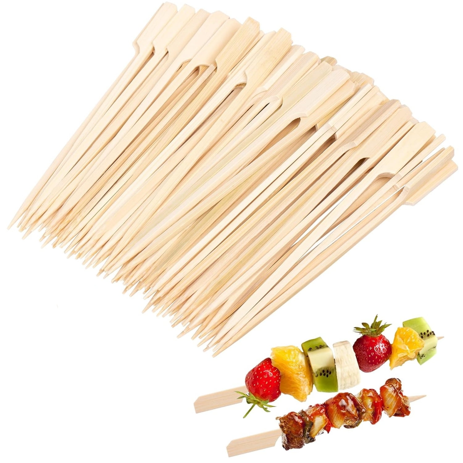Topboutique Cocktail Picks 100 Pcs Wooden Paddle Picks Skewers Food ...