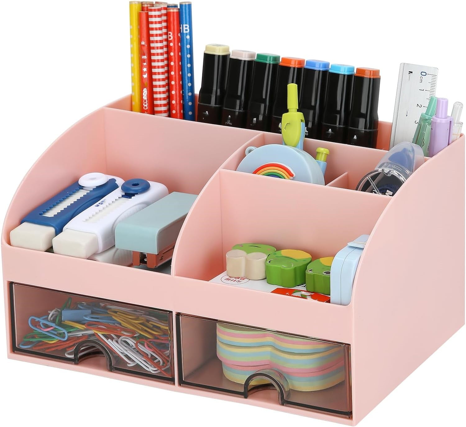 Topboutique Desk Organizer Caddy with 8 Compartments Office Workspace ...
