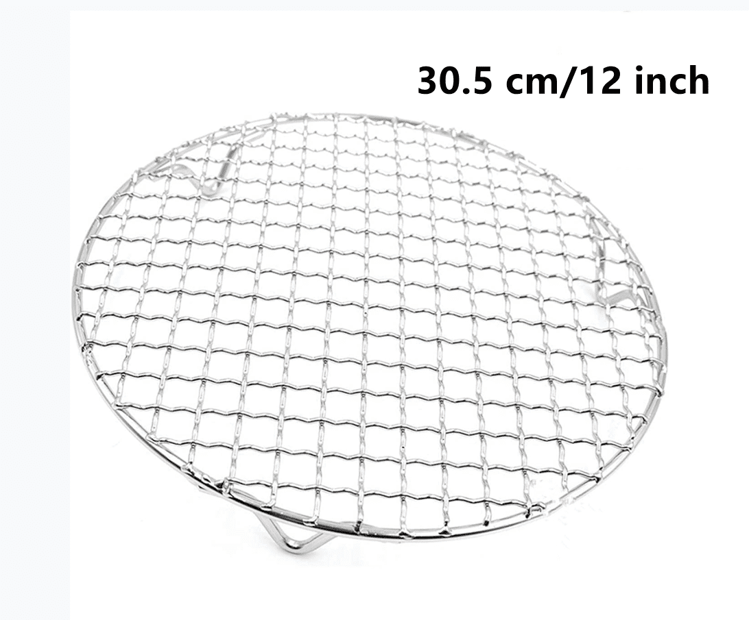 Topboutique Dia 12" X 0.98" Height Multi-Purpose Cross Wire Rack Round ...