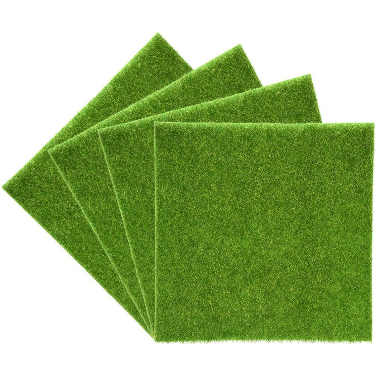 Topboutique Fairy Artificial Grass, Fake Garden Grass for Crafts, 4 Pcs ...