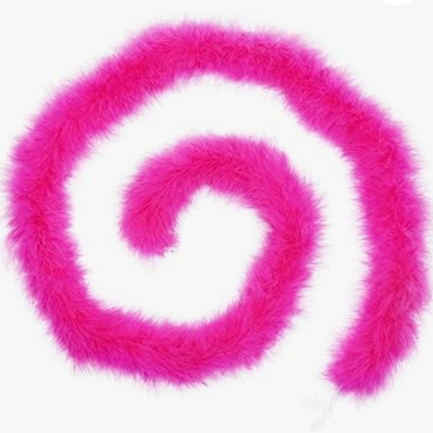 Topboutique Fluffy Feather Boa,2 Yards Faux Ribbon Trim Fabric Feather ...
