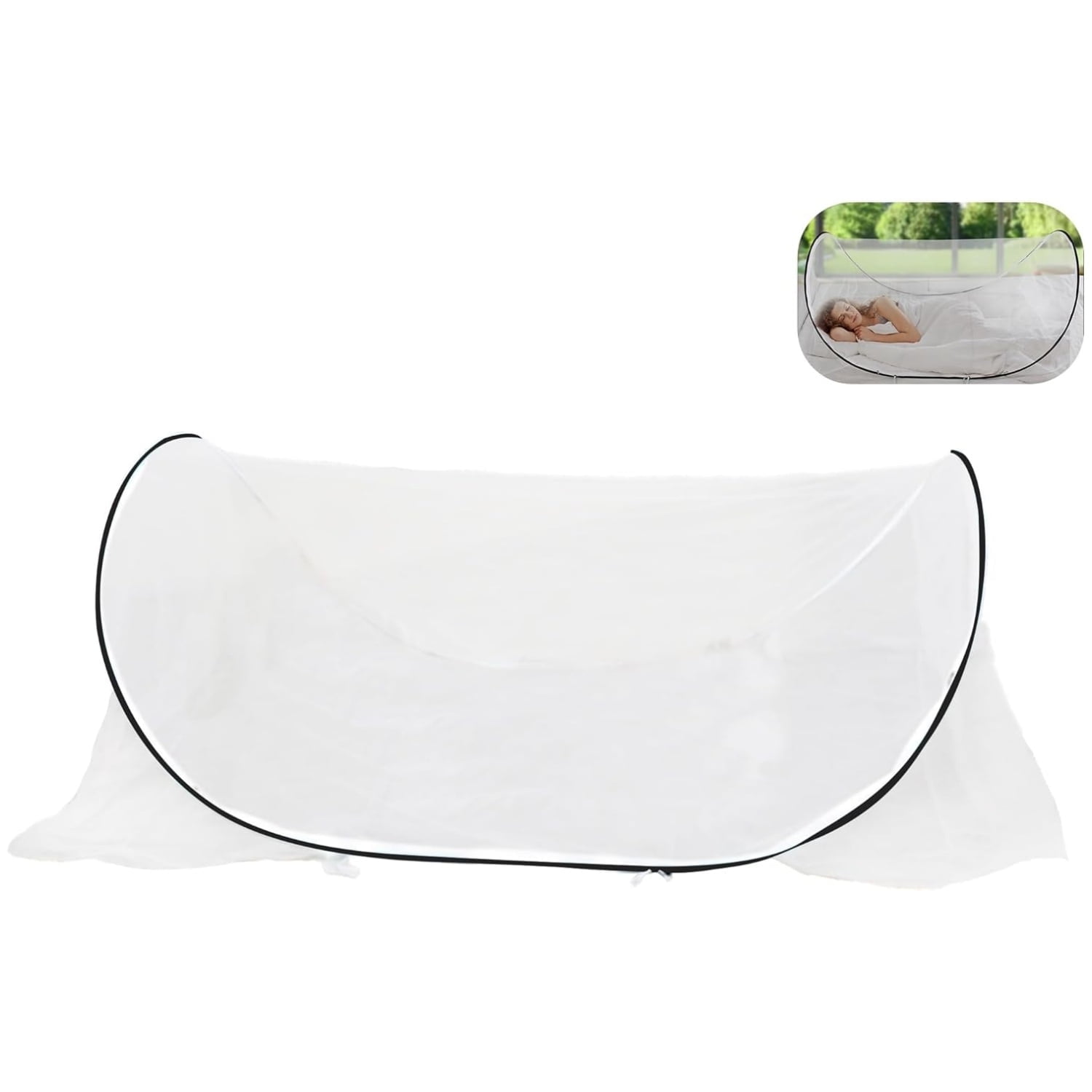 Topboutique Folding Mosquito Net Portable Camping Bed Fly Net ...