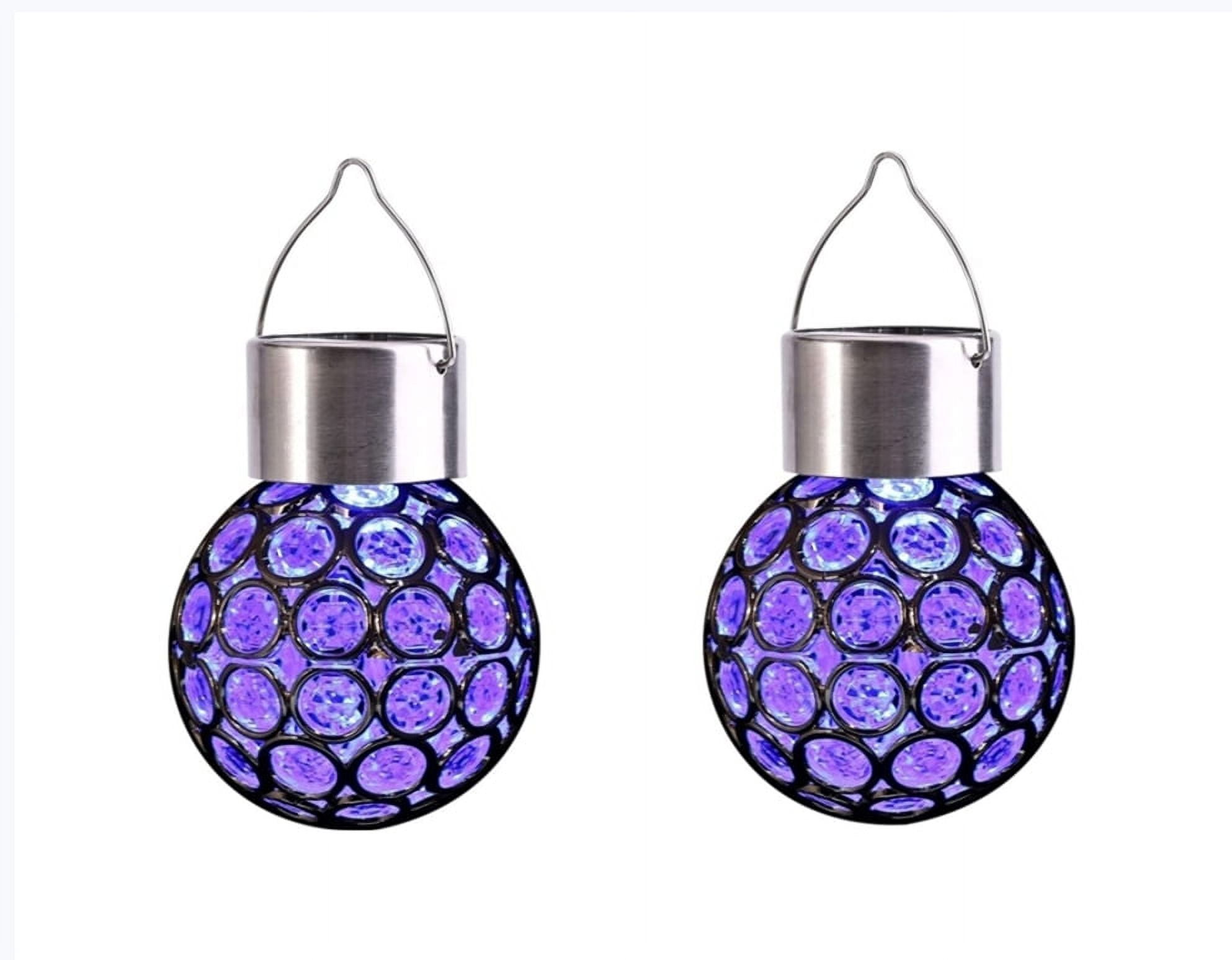 Topboutique Hanging Solar Lights Solar Garden Lights Colour Changing ...