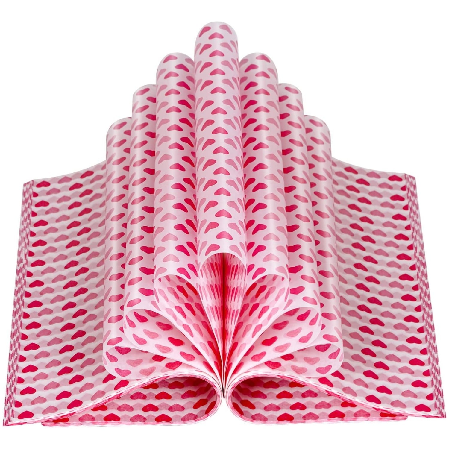 Topboutique Heart Wax Paper,50 Pcs Food Picnic Paper,Greaseproof Deli ...