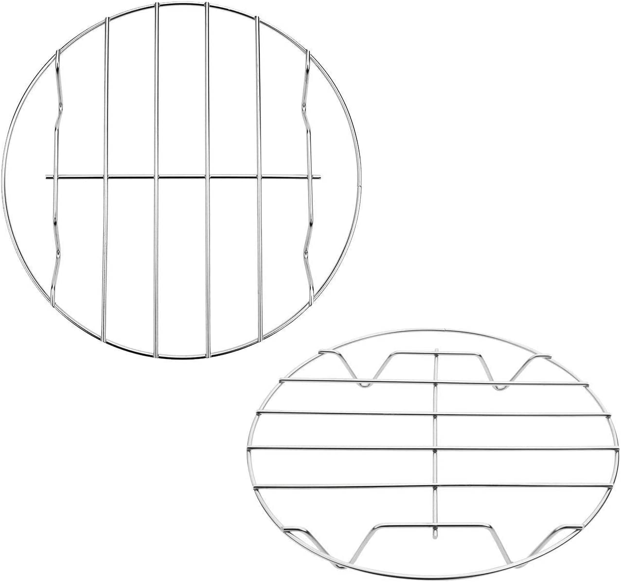 Topboutique Round Stainless Steel Roasting Baking Steaming Cooling Rack ...