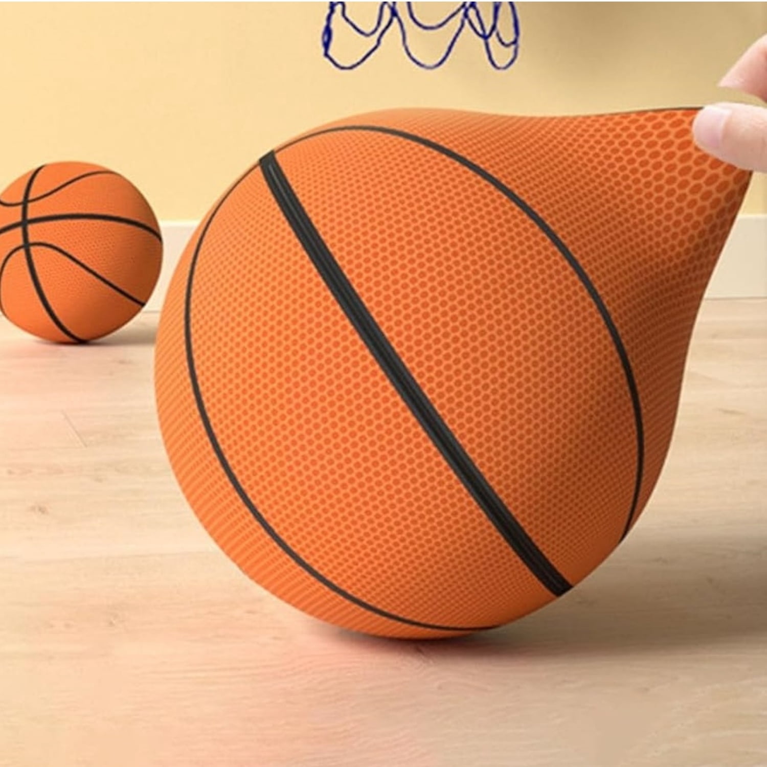 Topboutique Silent Basketball,Silent Basketball Dribbling Indoor, Quiet ...