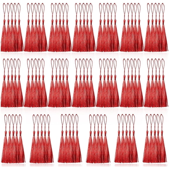BEL AVENIR 46PCS Mini Small Craft Tassels 15cm Long for Decorative Key ...