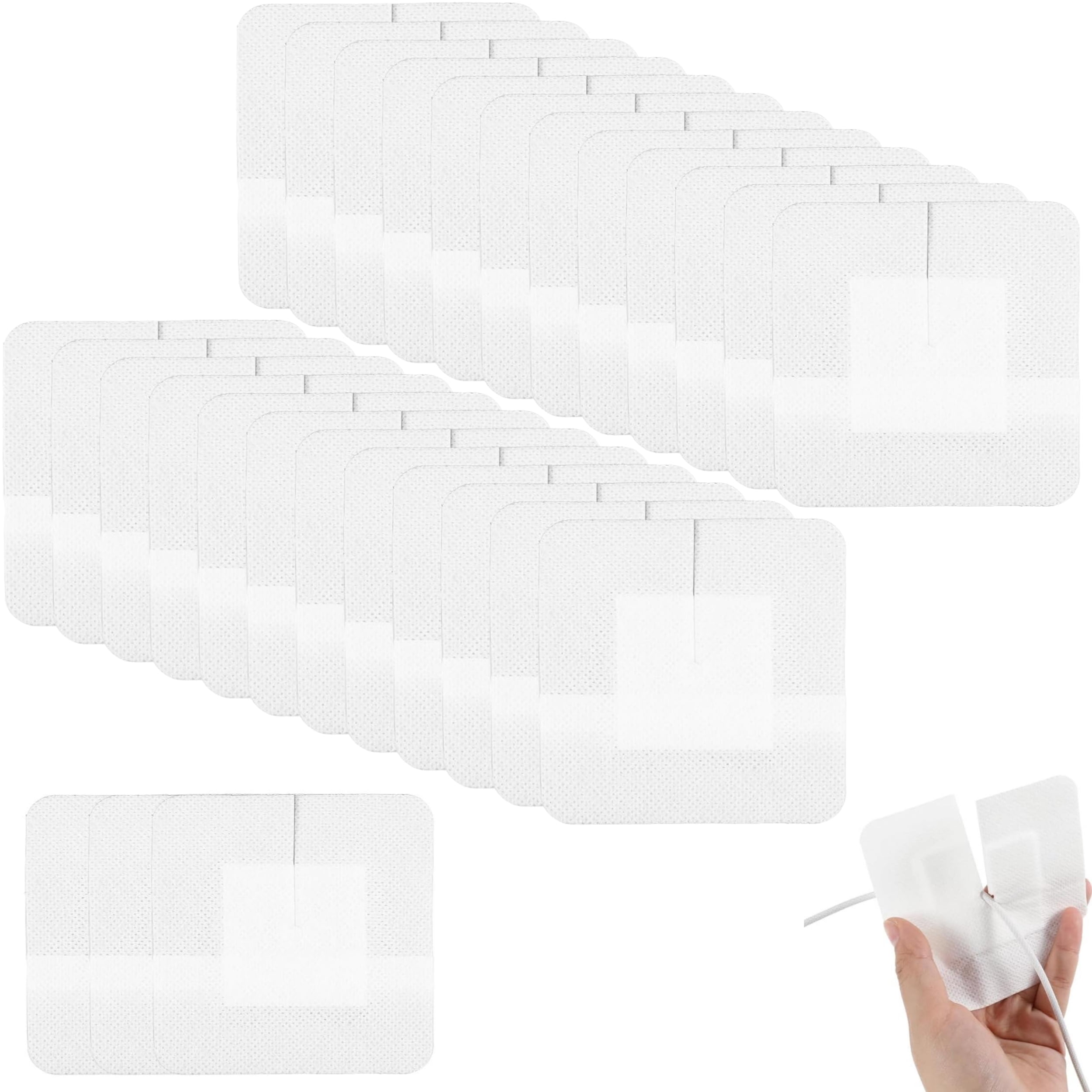 Topboutique Split Drain Adhesive Bandages Catheter Feeding Tube Pad ...