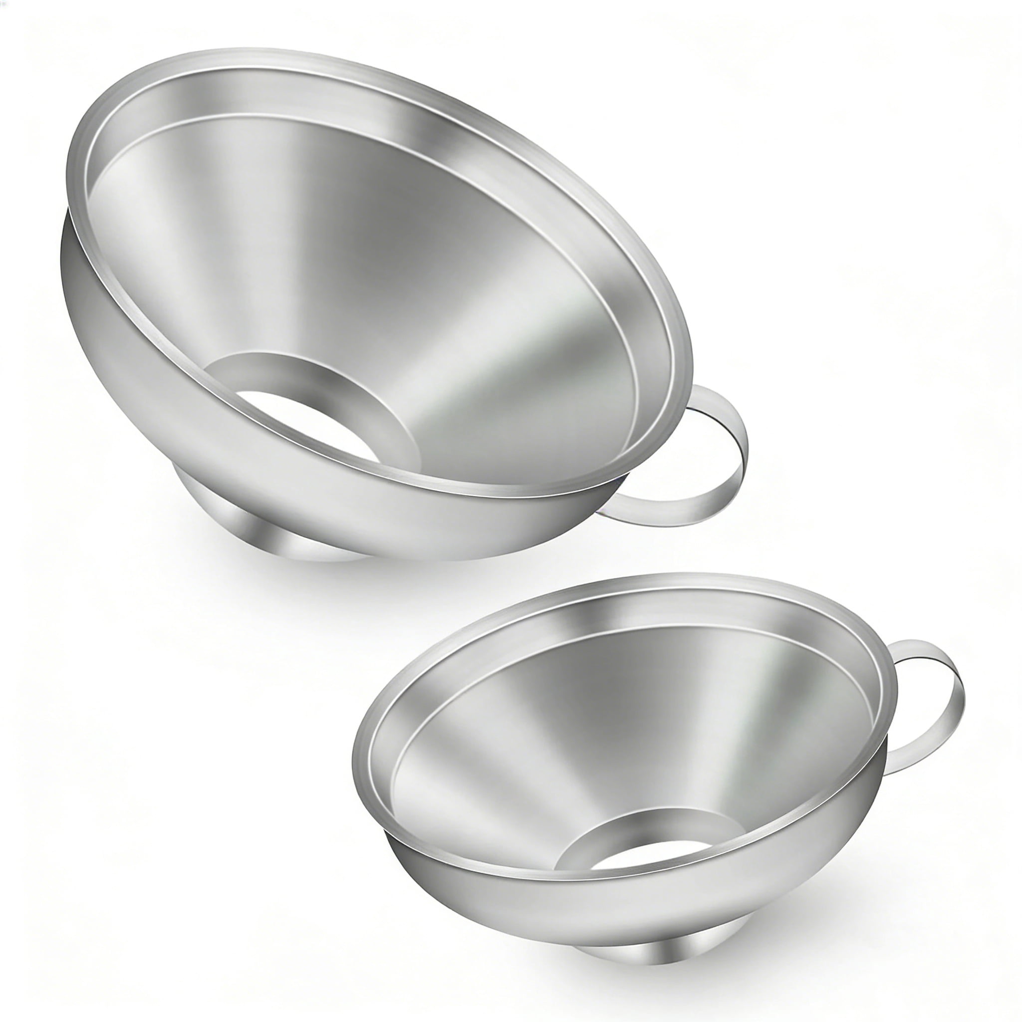 Topboutique Stainless Steel Funnel for Mason Jar with Handle,2 Pack ...