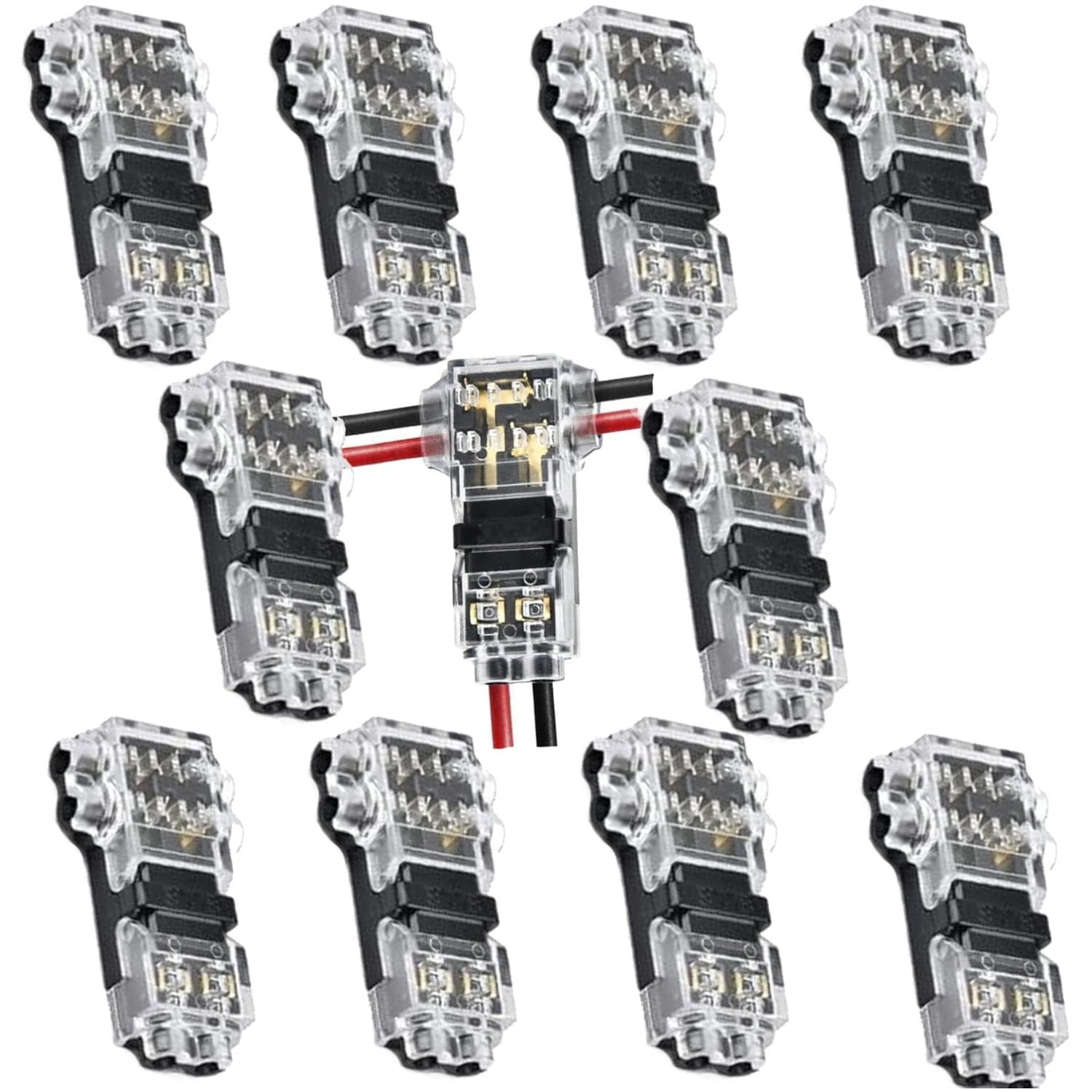 Topboutique T Tap Wire Splitter Connectors,Low Voltage Wire Connectors ...