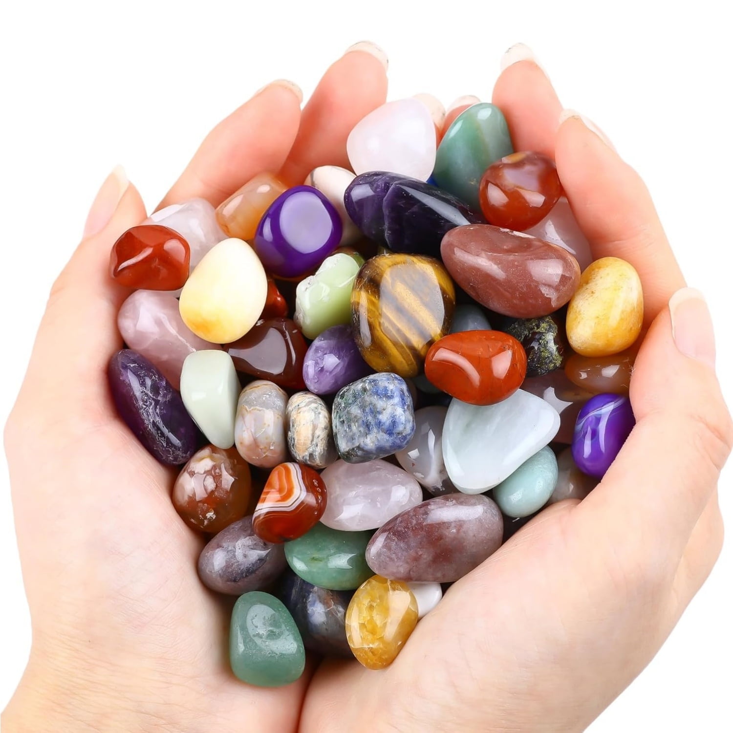 Topboutique Tumbled Crystals Bulk Polished Rocks Healing Crystals and ...