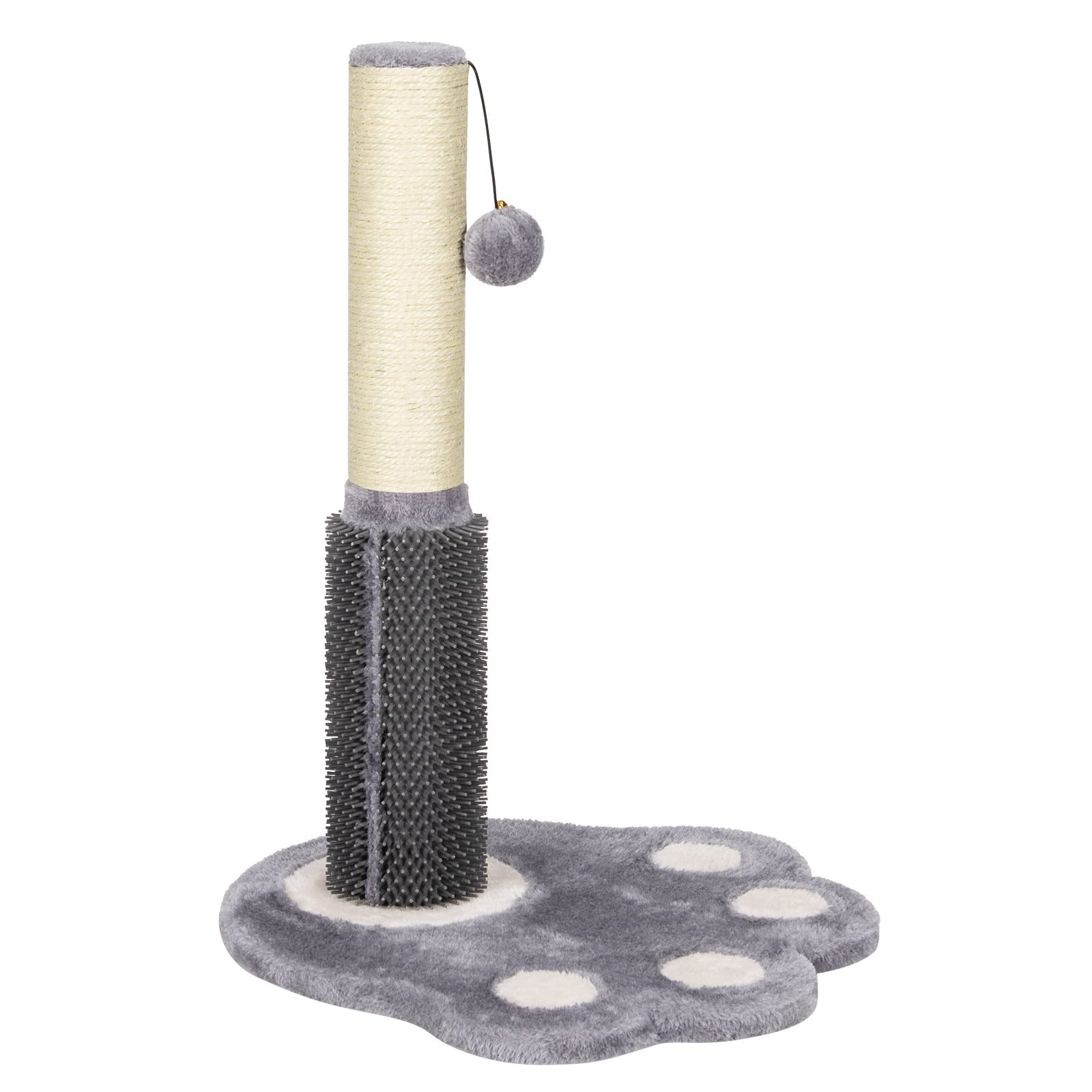Topbuy 20.5" Tall Cat Scratching Pole with Sisal Rope & 2 Balls Claw ...