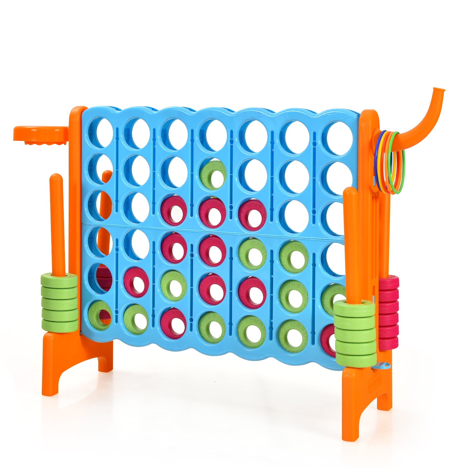 Topbuy 4-to-Score Giant Game Set for Kids Educational Toys with Ring ...