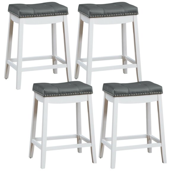 Nailhead Saddle Bar Stools