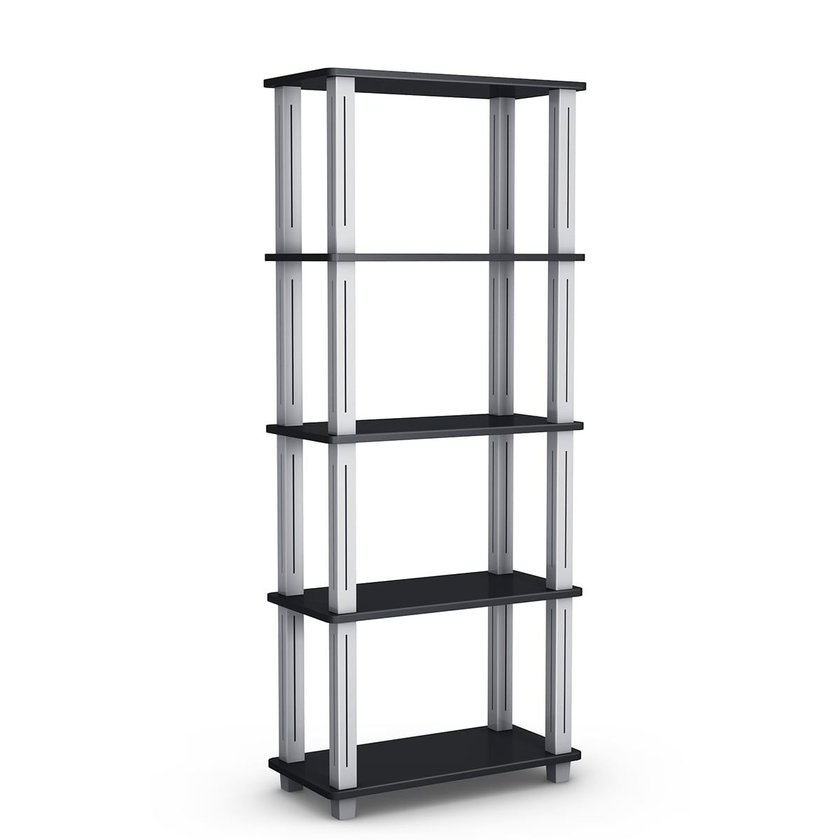 Topbuy 5-Tier Storage Rack Display Shelves Bookshelf for Home Office ...
