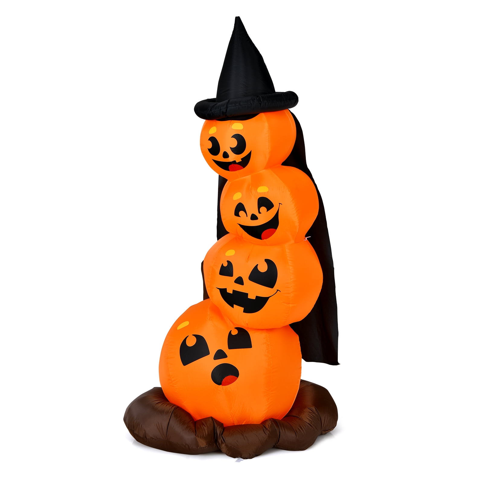 Patiojoy 7 FT Halloween Inflatable Pumpkin Combo Blow up Pumpkins w ...