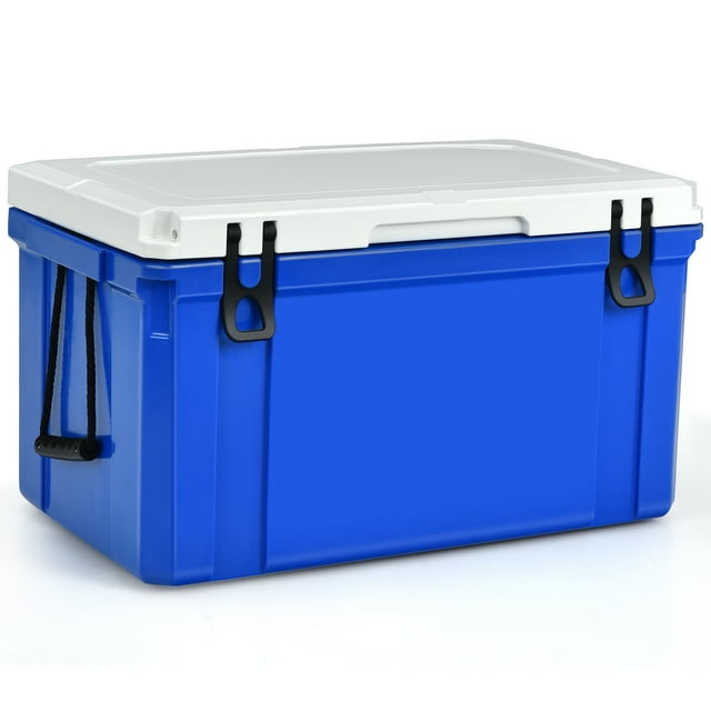Topbuy 79Quarts Portable Cooler Camping Ice Chest with Stainless ...