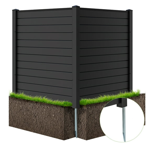 Topbuy Air Conditioner Fences Outdoor Privacy Fences Screens Trash Can ...