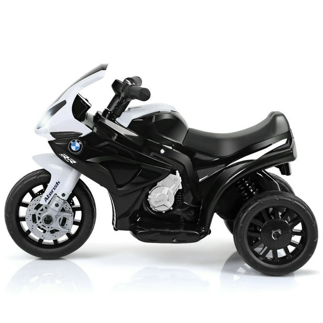 Topbuy BMW 3-Wheel Toddler Electric Bike, 6V Motor Mini Motorcycle Ride ...