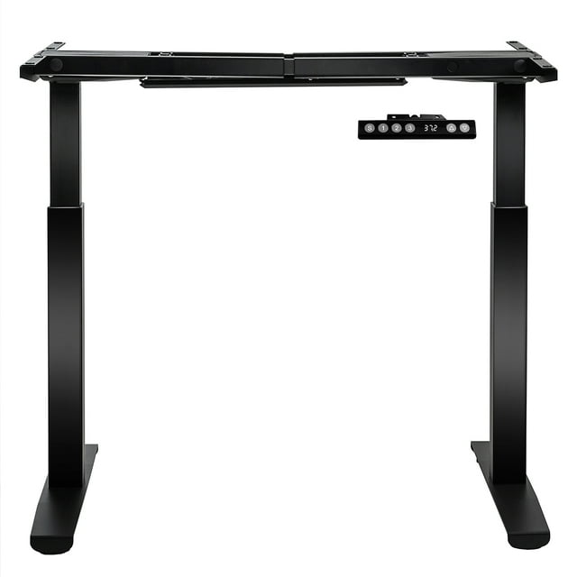Topbuy Electric Standing Desk Frame Adjustable Motorized Sit Stand Desk ...