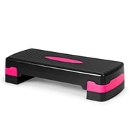 Yes4All Adjustable Aerobic Step Platform, 40 in x 16 in with 4 Risers ...