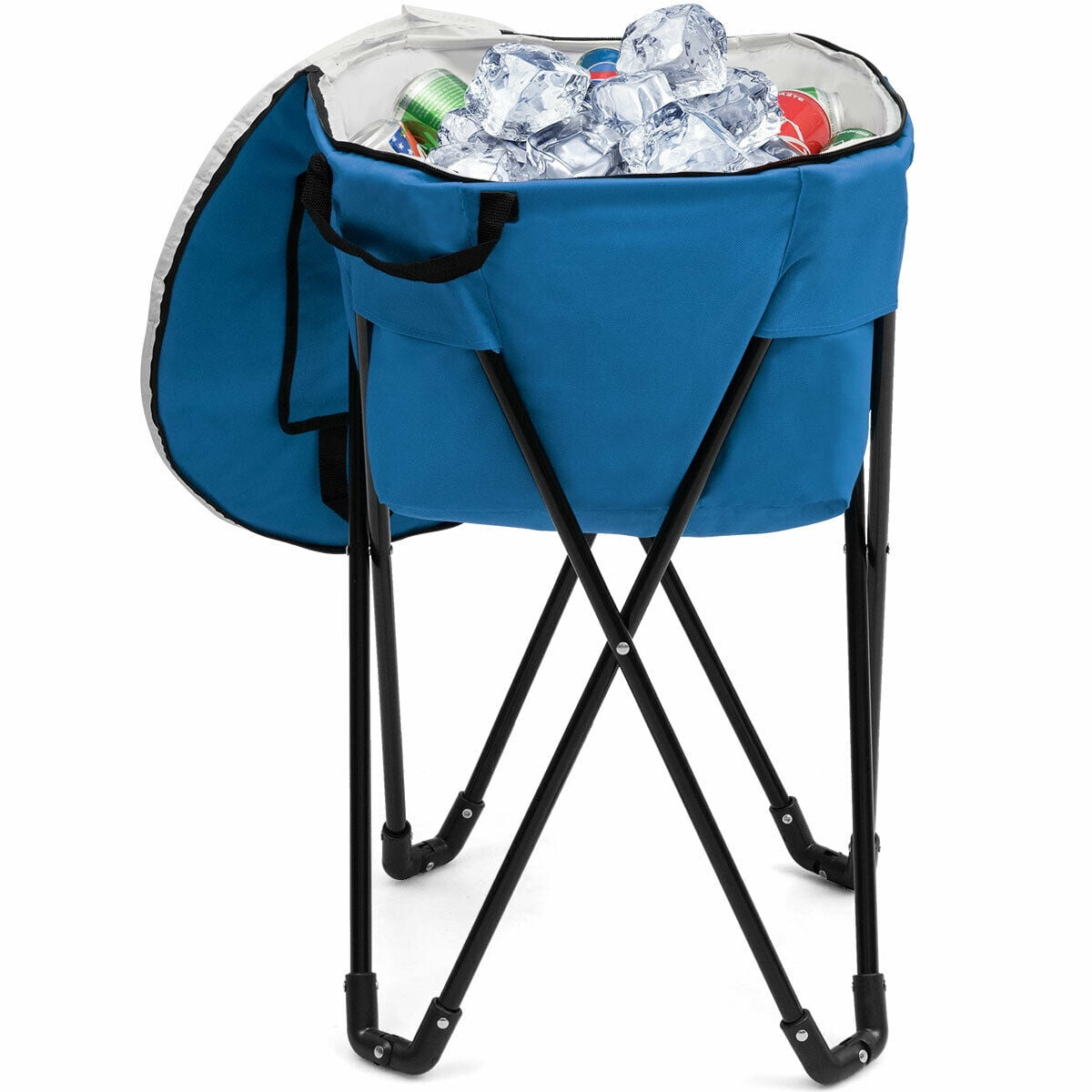 Topbuy Folding Camping Ice Cooler Bag,Portable outdoor Tub Party Picnic ...