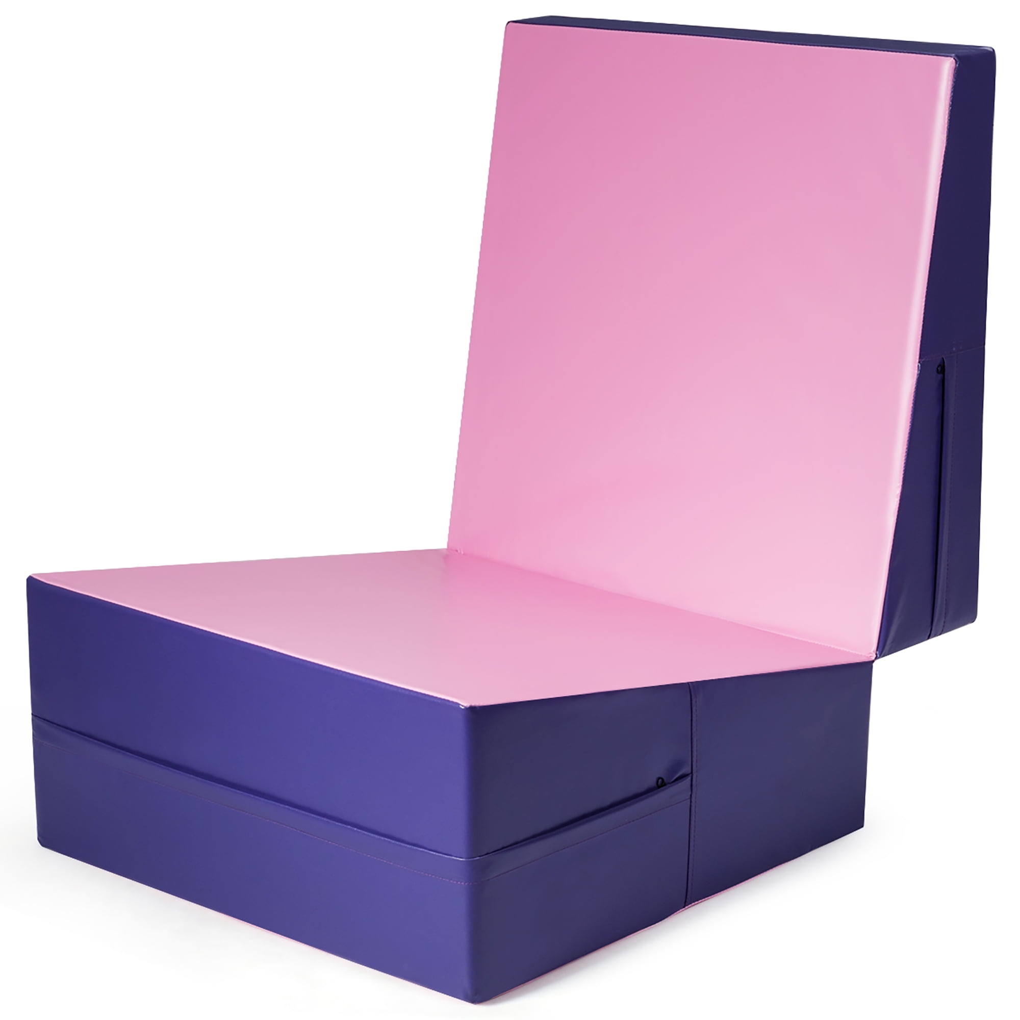 Topbuy Incline Gymnastics Mat Wedge Shape Foldable Fitness Mat for ...