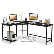 HomCom Industrial Style Double Sided Computer Desk with Strong Steel ...